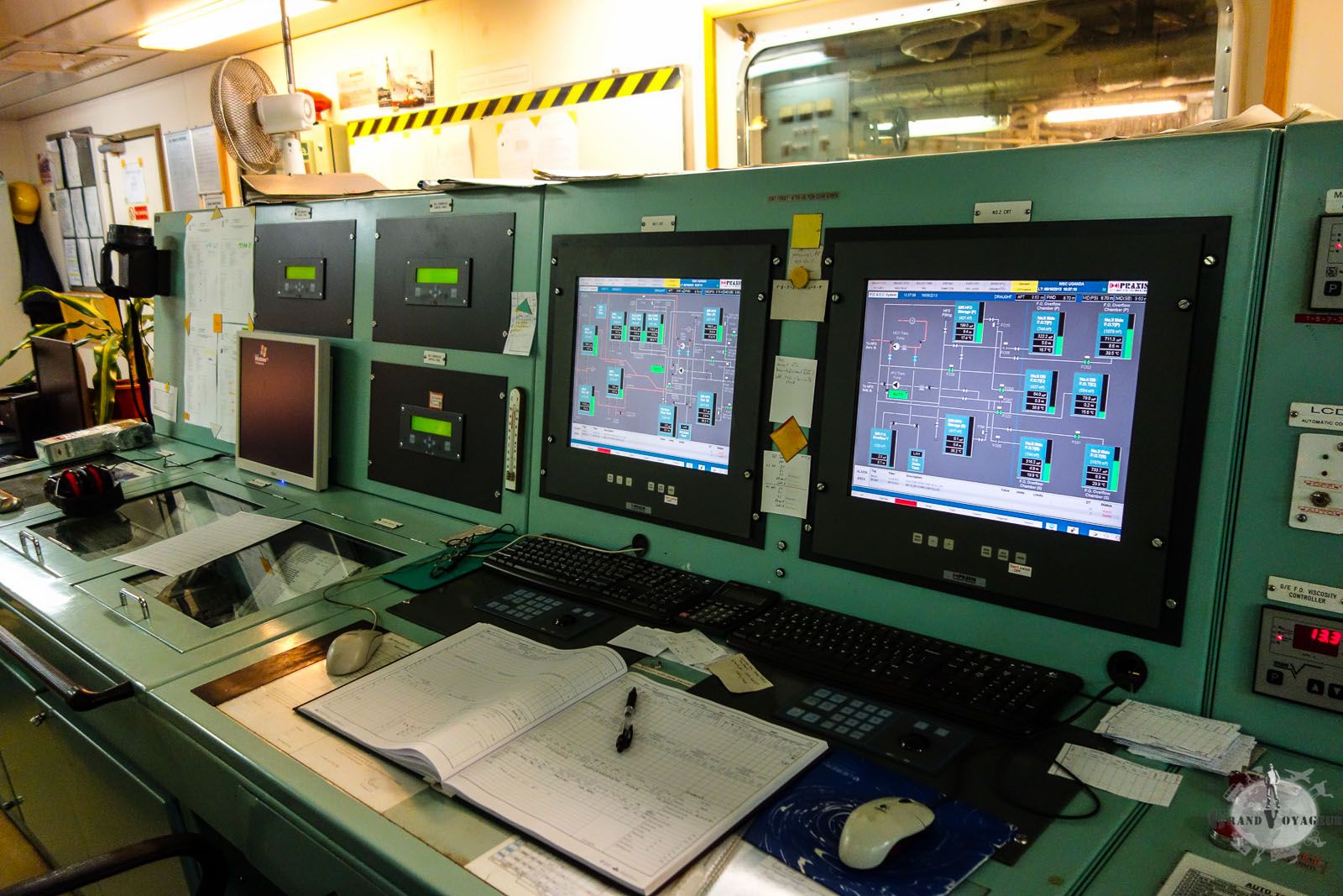 Cargo Atlantique Jour 8 : visite de la salle des machines ...
